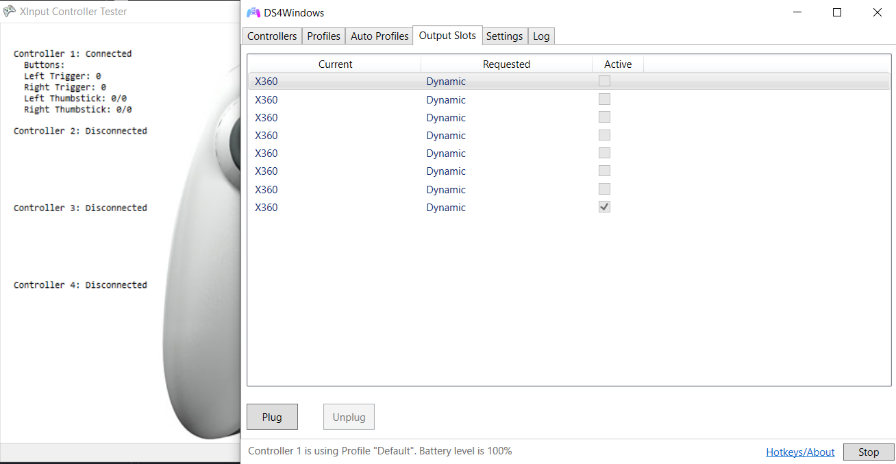 Issue regarding Dynamic Output Slots · Issue #2183 · Ryochan7/DS4Windows · GitHub