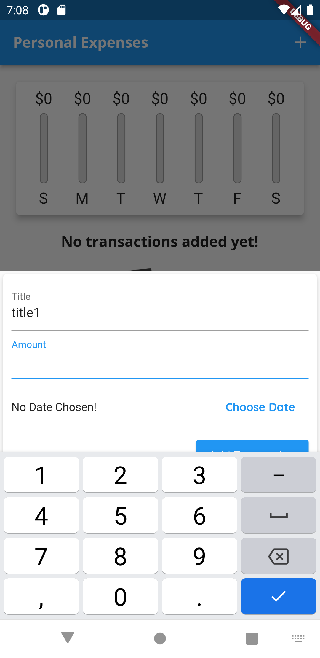 GitHub - abdelrany/Personal-Expenses