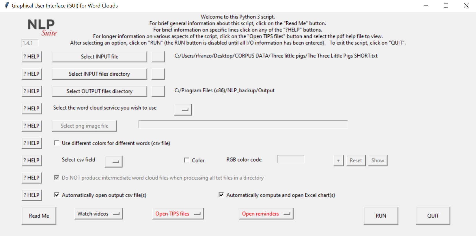 Python wordcloud GUI · Issue #303 · NLP-Suite/NLP-Suite · GitHub