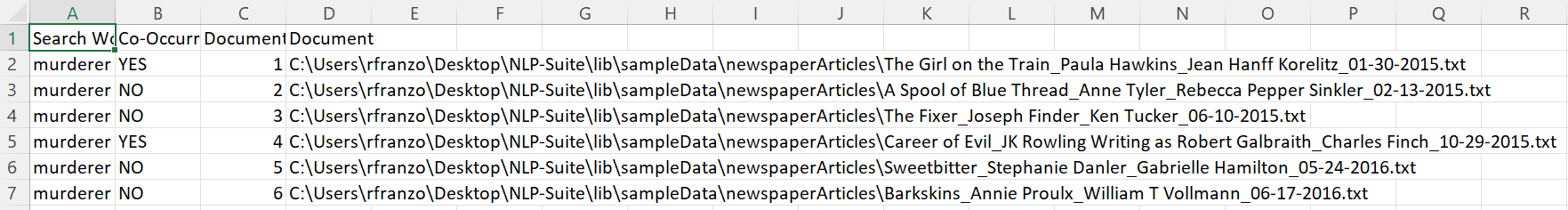 Co-occurrence bug in Excel chart by Document · Issue #1100 · NLP-Suite/NLP-Suite · GitHub