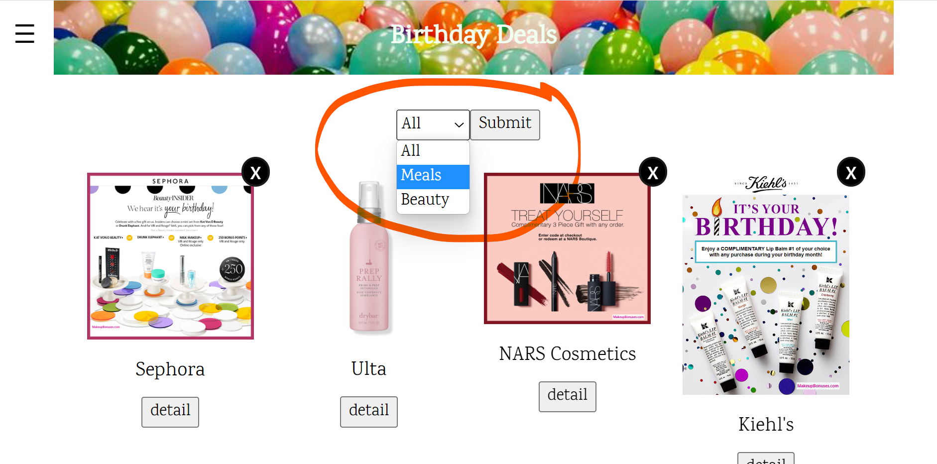 GitHub - priscillayouziqian/Foundation-Capstone-Project: Birthday Deals ...