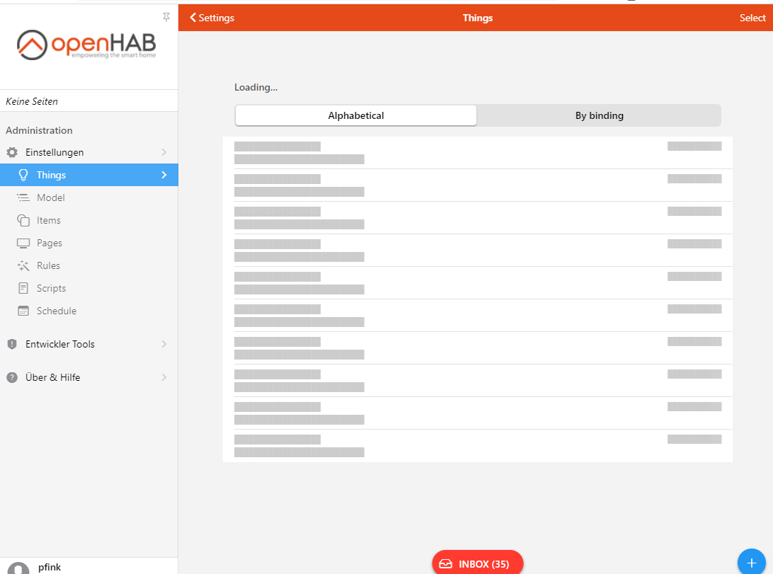 Things in the Things view not getting loaded · Issue #762 · openhab/openhab-webui · GitHub
