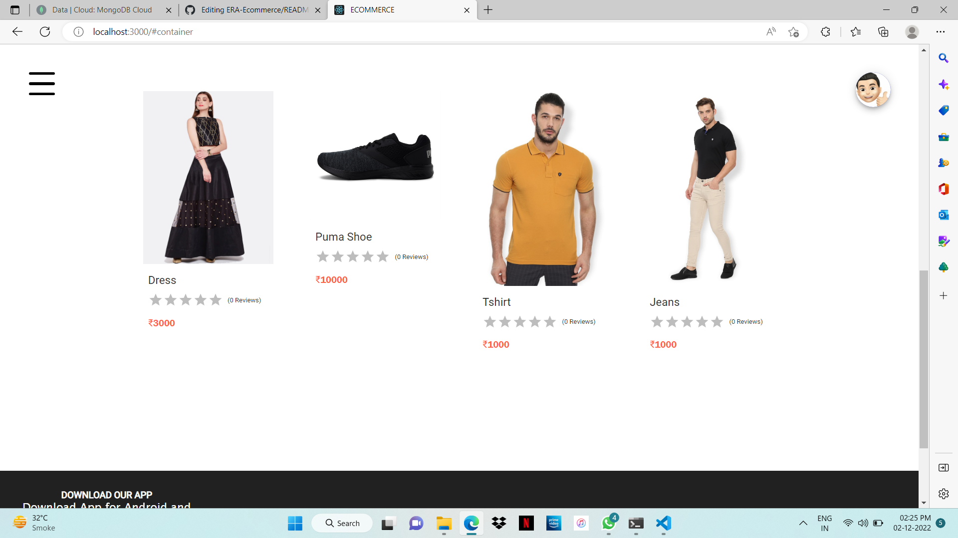 GitHub - iamrahultripathi/ERA-Ecommerce