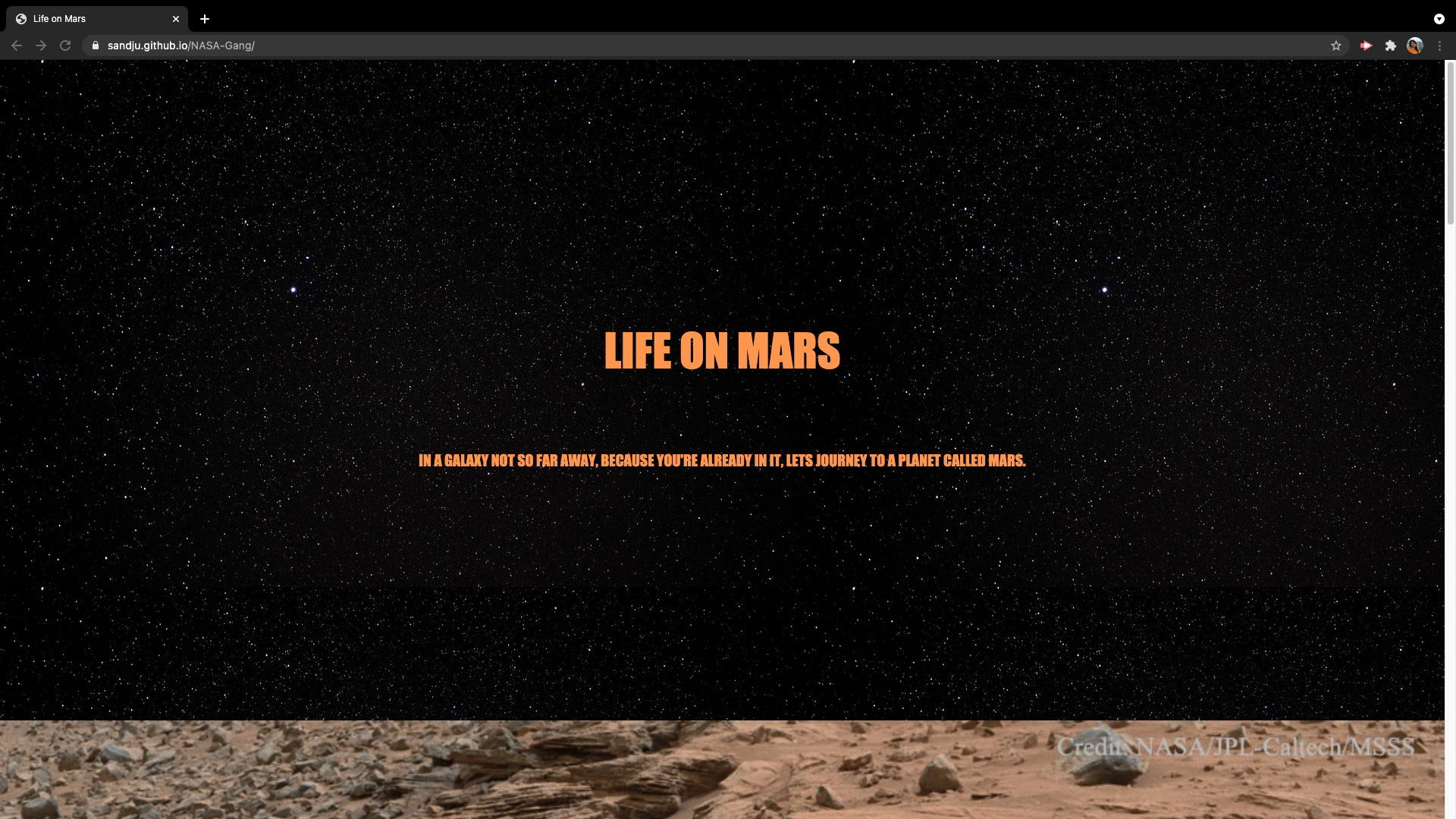 GitHub - SANDJU/NASA-Gang