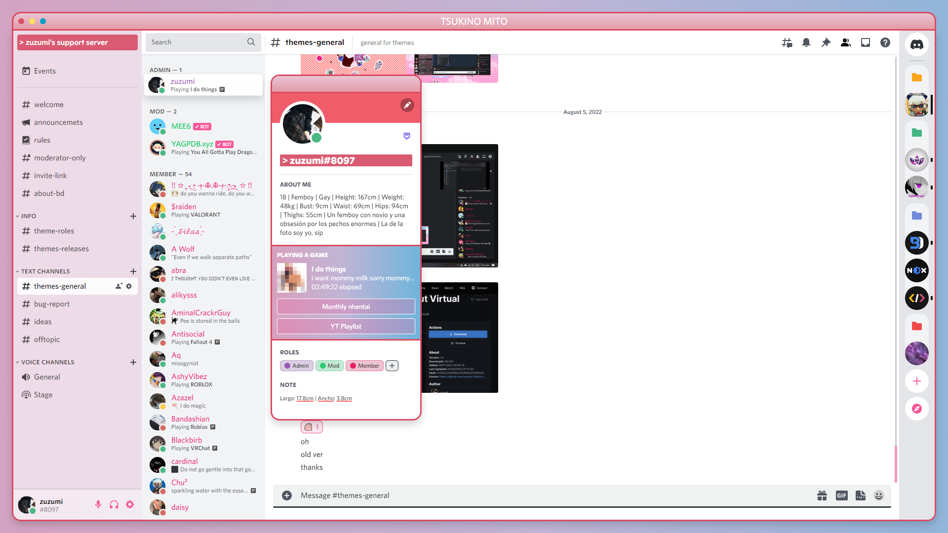 GitHub - zuzumi-f/Moon-Rabbits-Dream-About-Virtual: A theme based on Tsukino mito Album cover ...