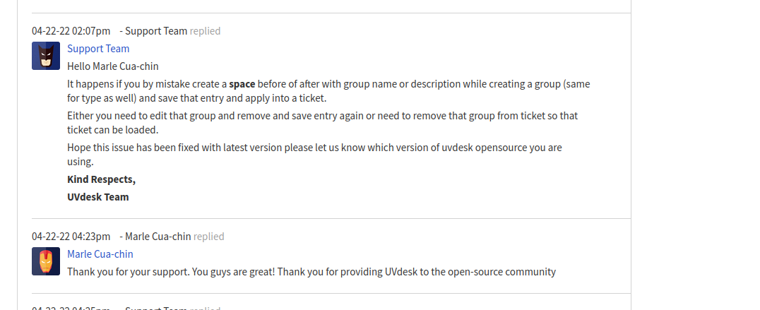 Email replies to ticket not visible · Issue #558 · uvdesk/community-skeleton · GitHub