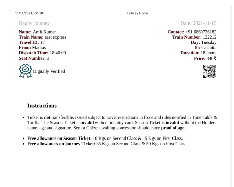 GitHub - GarvitV957/Railway-Reservation-System: We have created a web ...