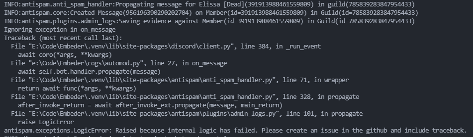 Admin Logs punishment type failure on custom punishments · Issue #99 ...