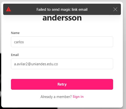 No es posible Suscribirse · Issue #1 · Pruebas-automatizadas/Entrega1 · GitHub