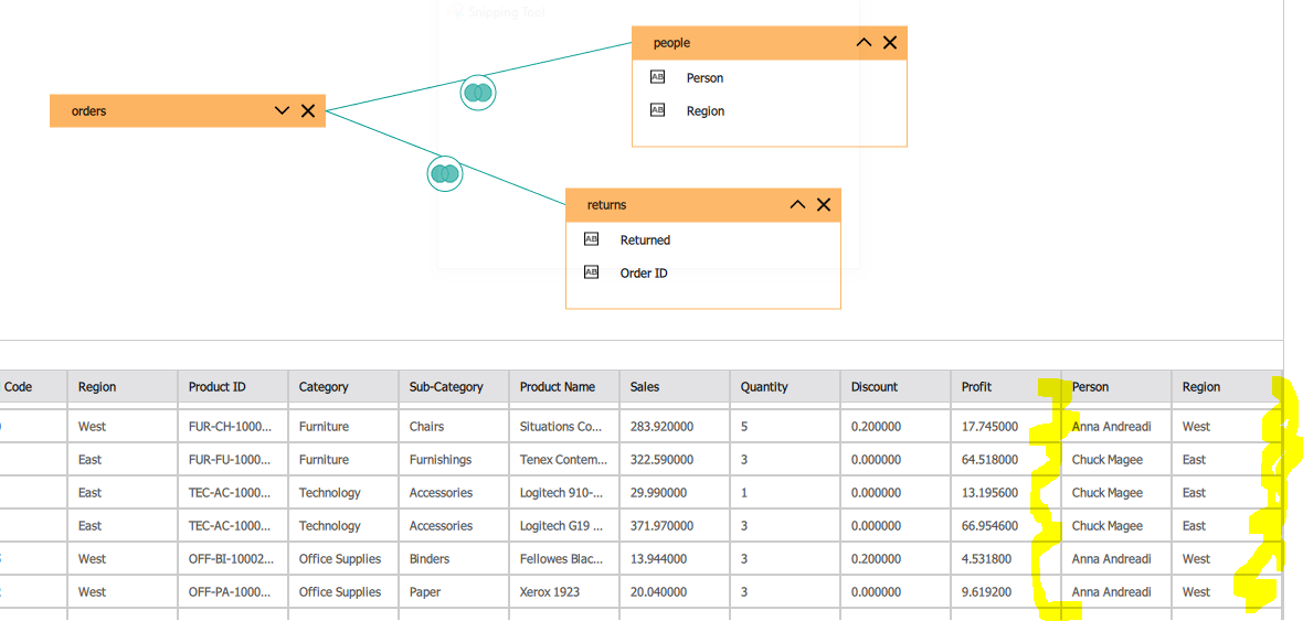 Duckdb Query When Three Tables Are Join Field From One Of The Table Is Not Flowing Through