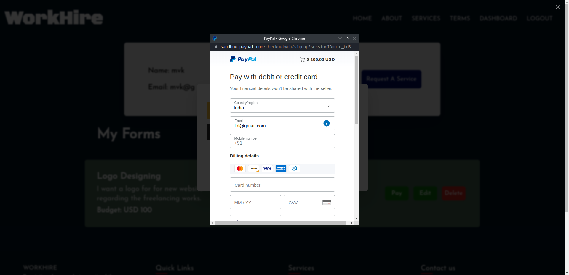 GitHub - mohittk/WorkHire