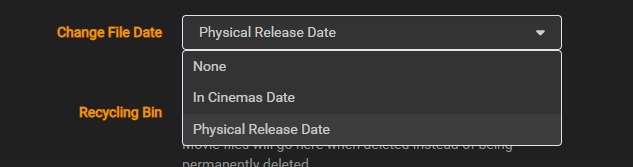 REQ: "Change File Date", add option for first import date · Issue #8118 · Radarr/Radarr · GitHub