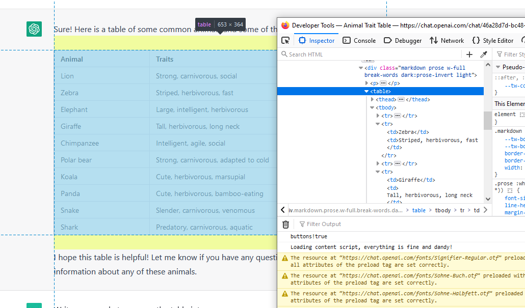 [Minor Bug] Tables don't save with correct styling · Issue #79 · AI-Prompt-Genius/AI-Prompt ...
