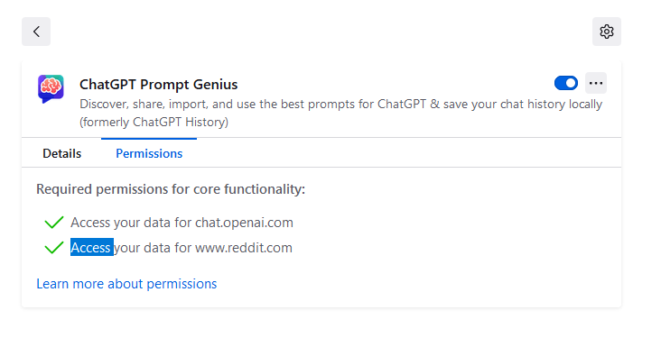Make reddit access an optional permission? · Issue #175 · AI-Prompt-Genius/AI-Prompt-Genius · GitHub