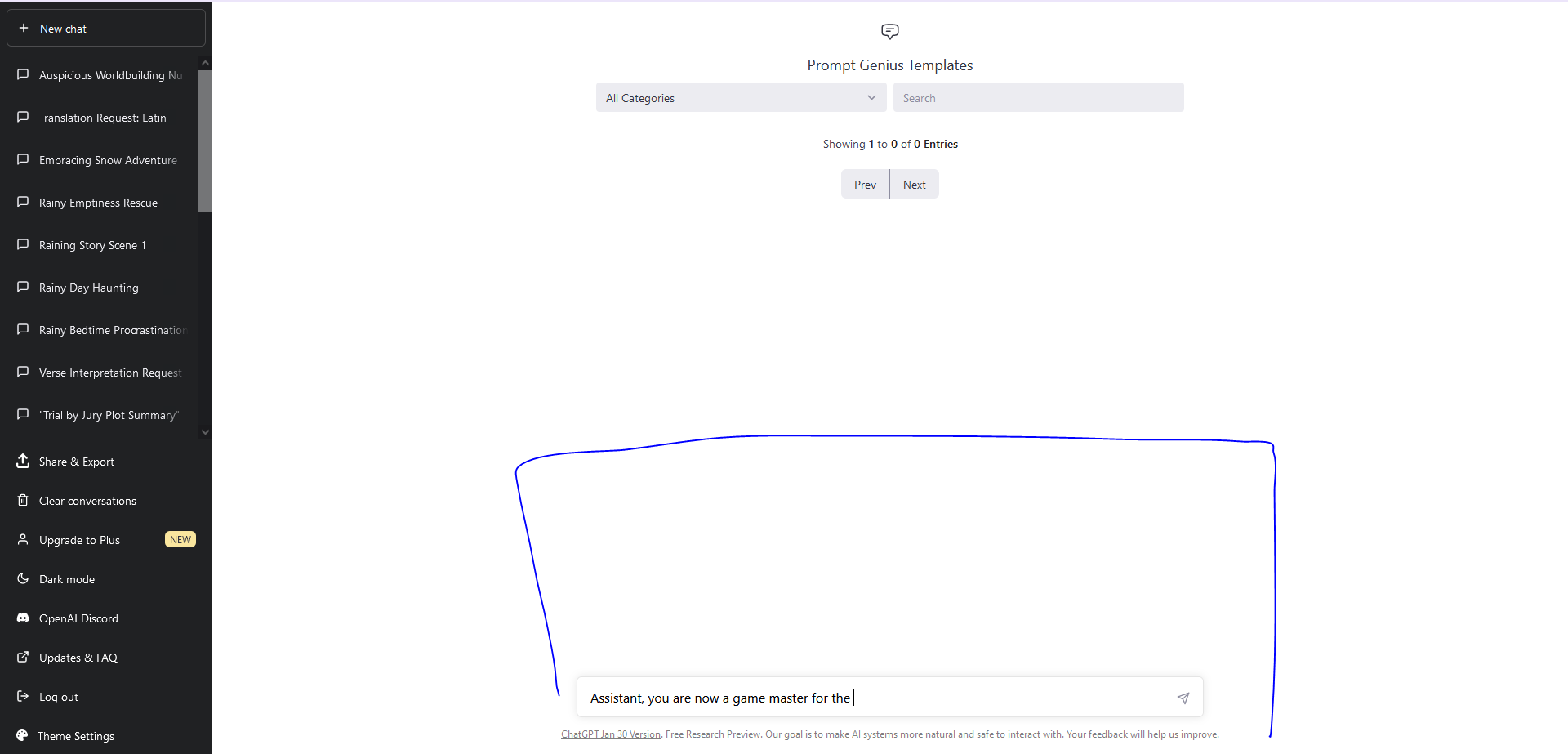 Main chatGPT landing page needs a redesign, especially for adding prompts · Issue #180 · AI ...