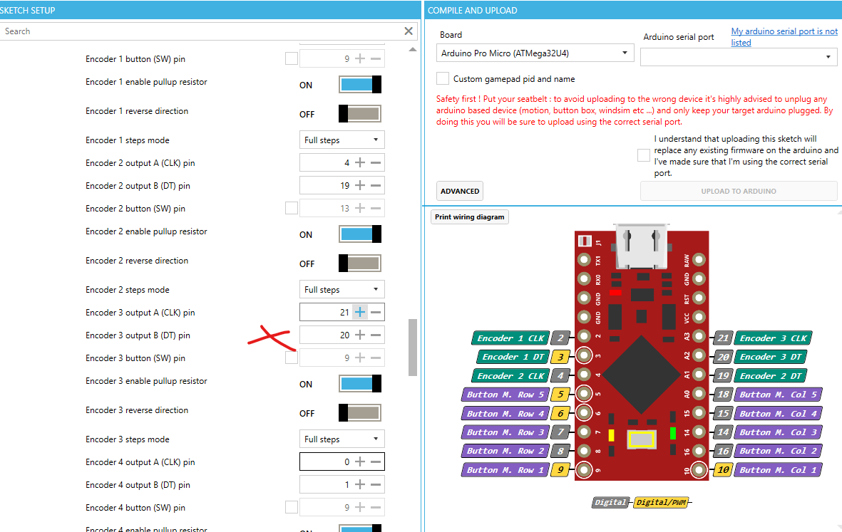 3rd,4th.....nth encoders not triggering on press CW and CCW for Arduino Pro Micro · Issue #1231 ...