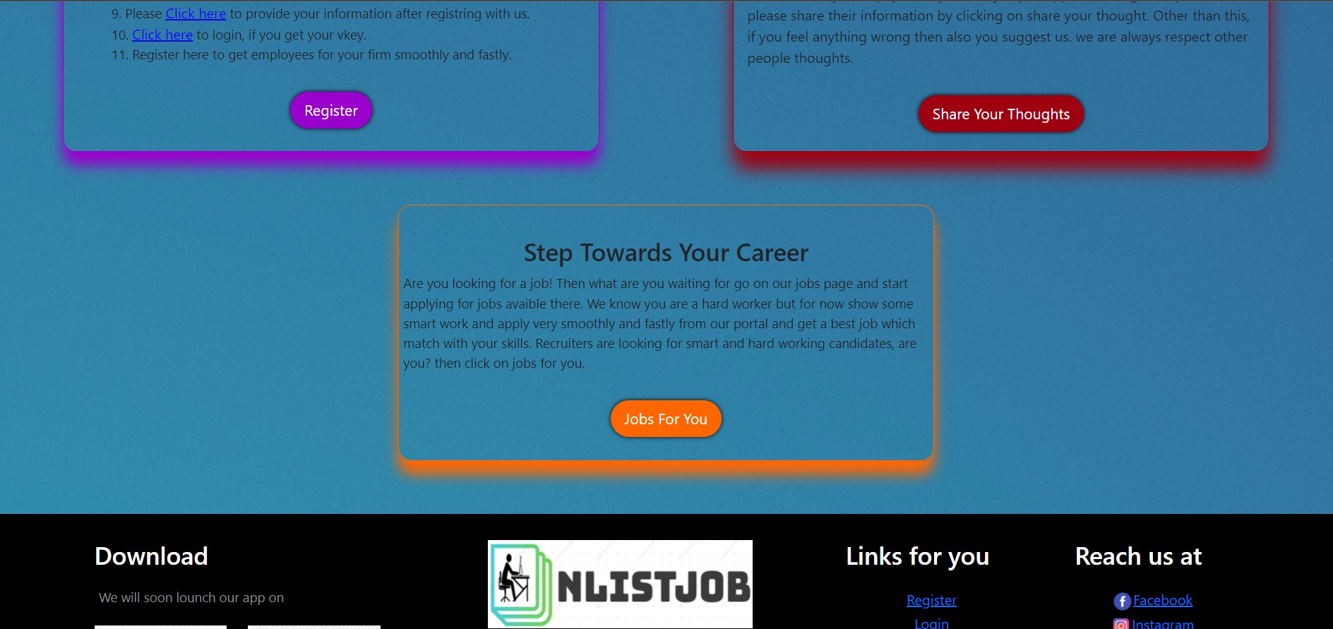 GitHub - Pranav-Programmer/NlistJob: This project is a job portal web ...