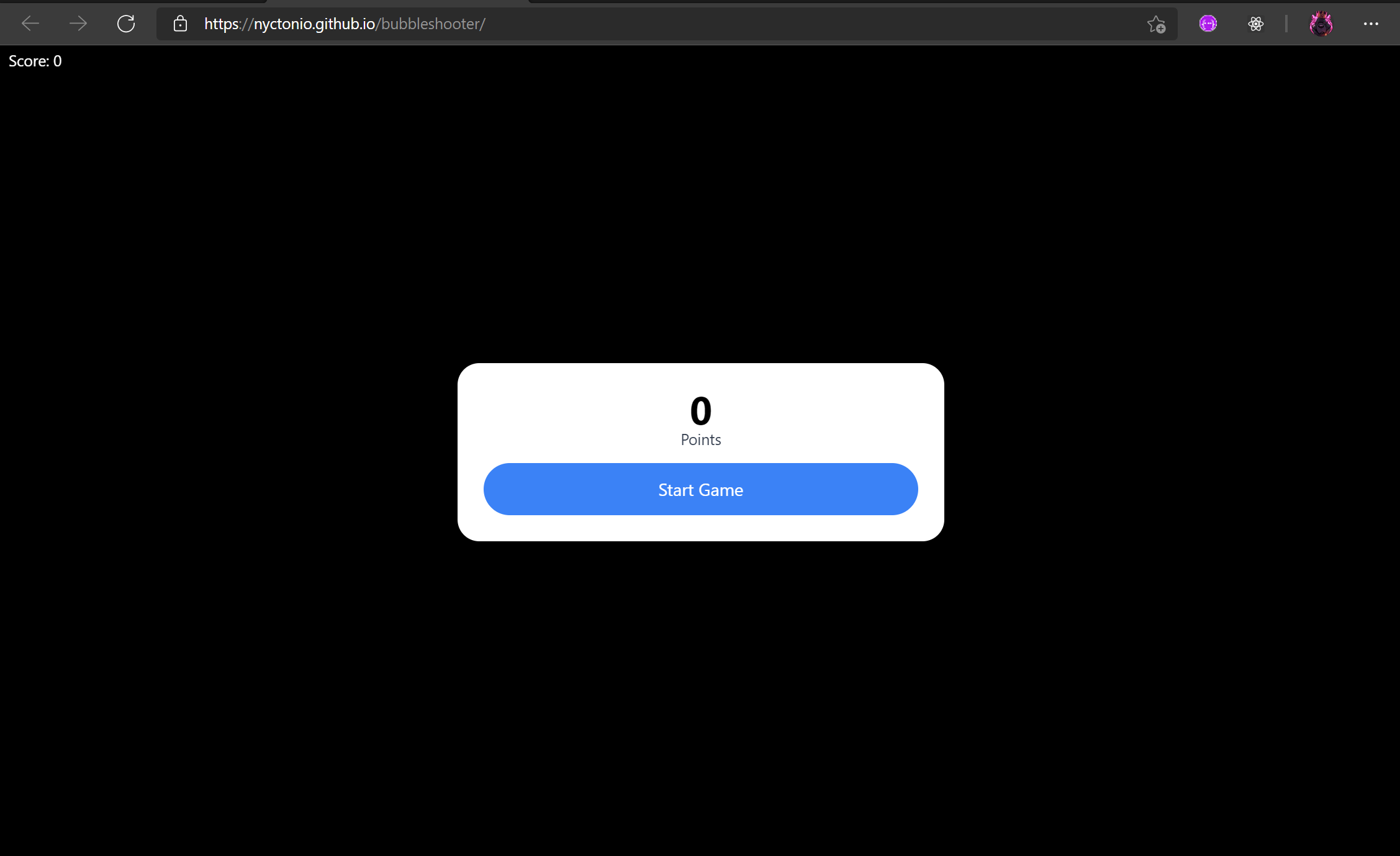 GitHub - nyctonio/bubbleshooter