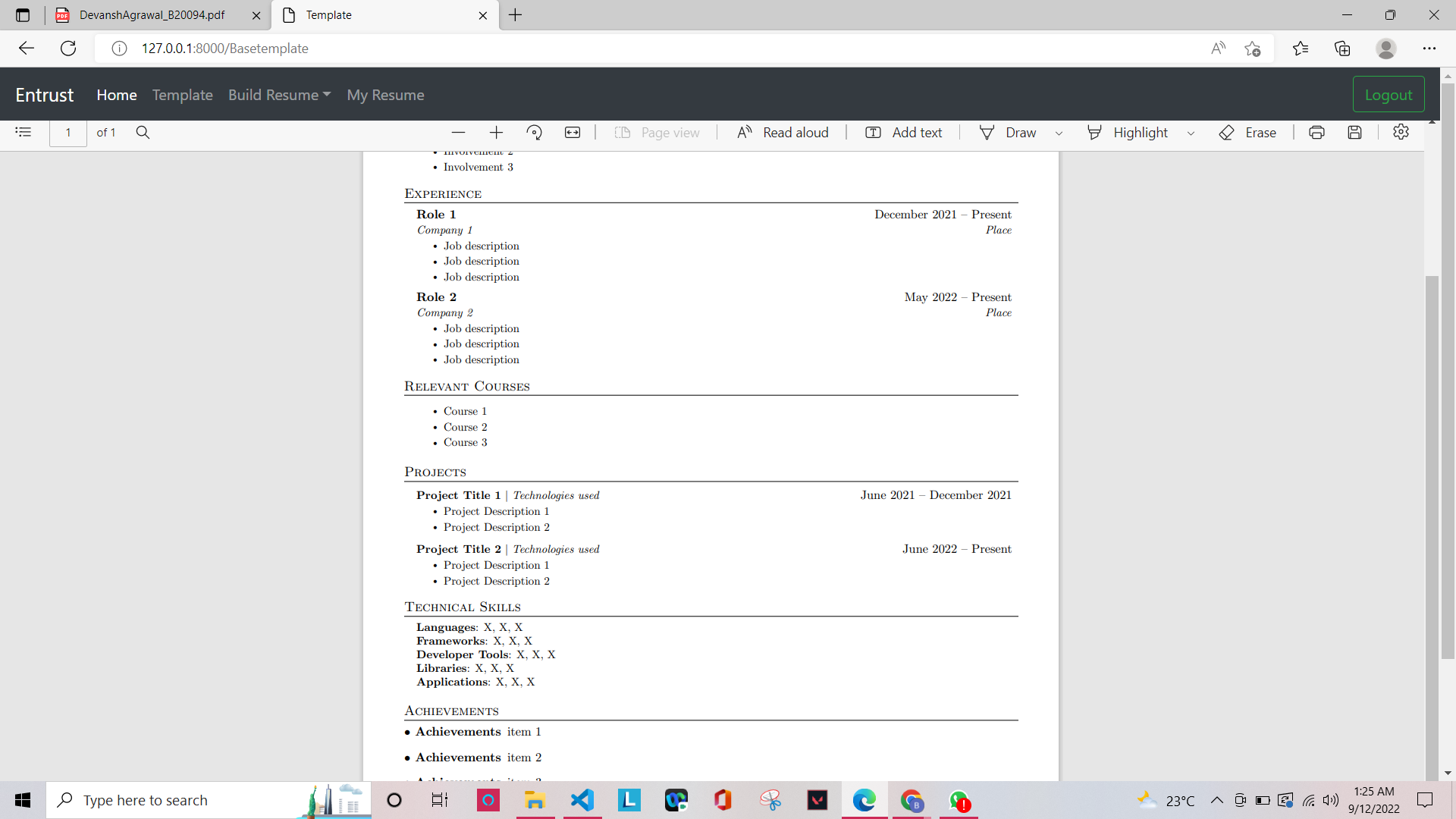 GitHub - Devansh0901/Resume-Builder