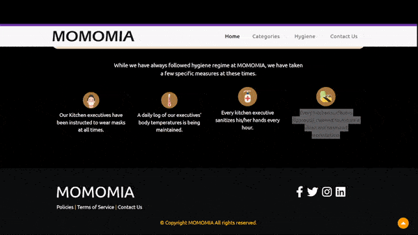 Change the momomia text at the footer with the given image (or similarly styled text) · Issue ...