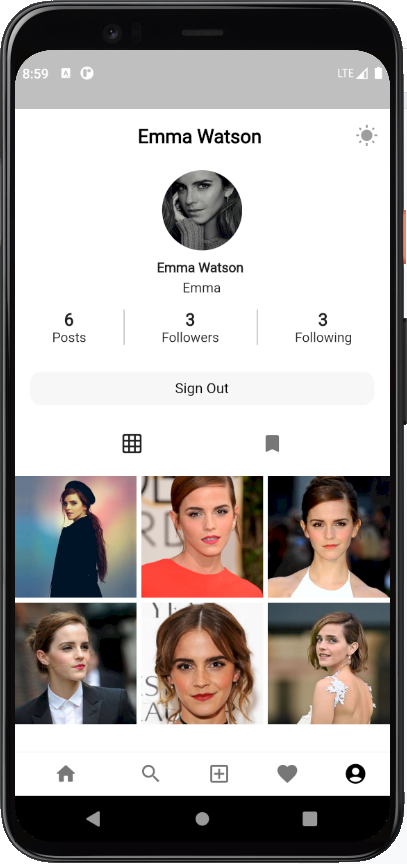 GitHub - mehulbhere/Instagram-Clone: Instagram Clone using Flutter ...