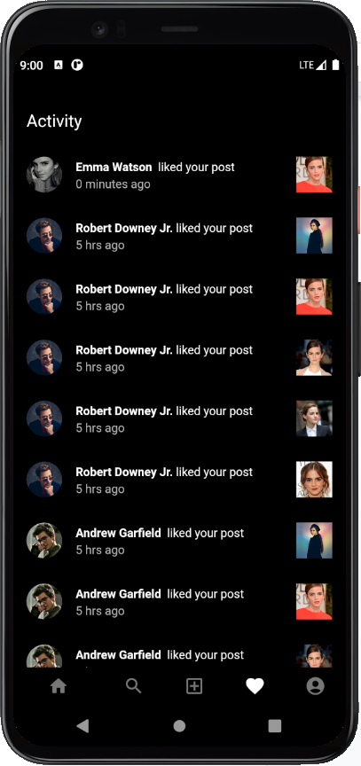 GitHub - mehulbhere/Instagram-Clone: Instagram Clone using Flutter ...