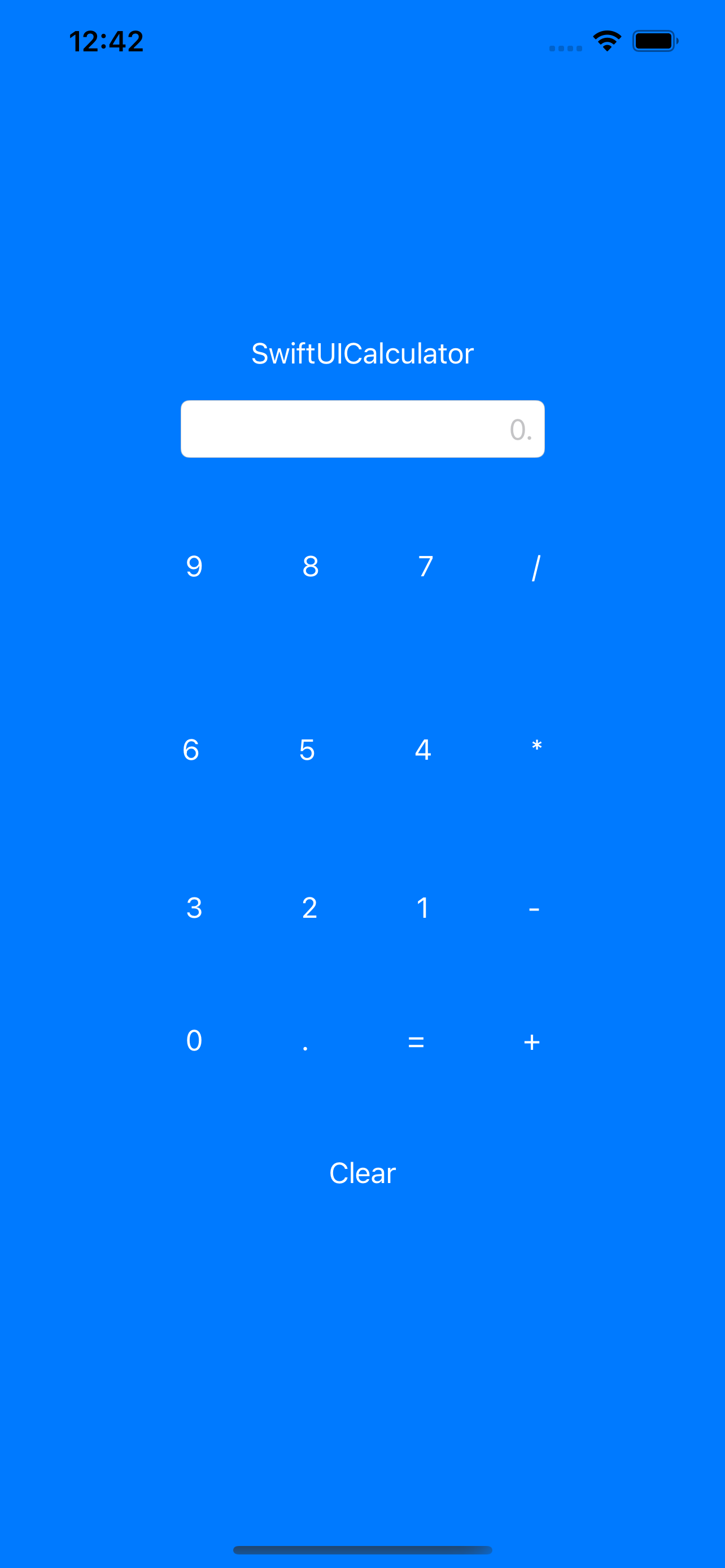 GitHub - angelosstaboulis/SwiftUICalculator: it is a simple calculator that i made with SwiftUI ...