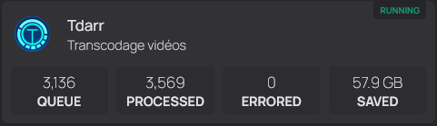 Tdarr Widget value of "Processed" label · gethomepage homepage · Discussion #1563 · GitHub