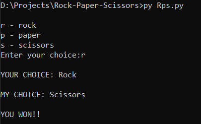 GitHub - chriz-anit/Rock-Paper-Scissors: Rock-Paper-Scissors the hand game, instead we play with ...