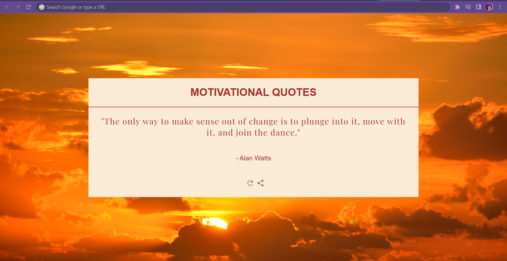 GitHub - pbean720/inspirational-quotes-generator