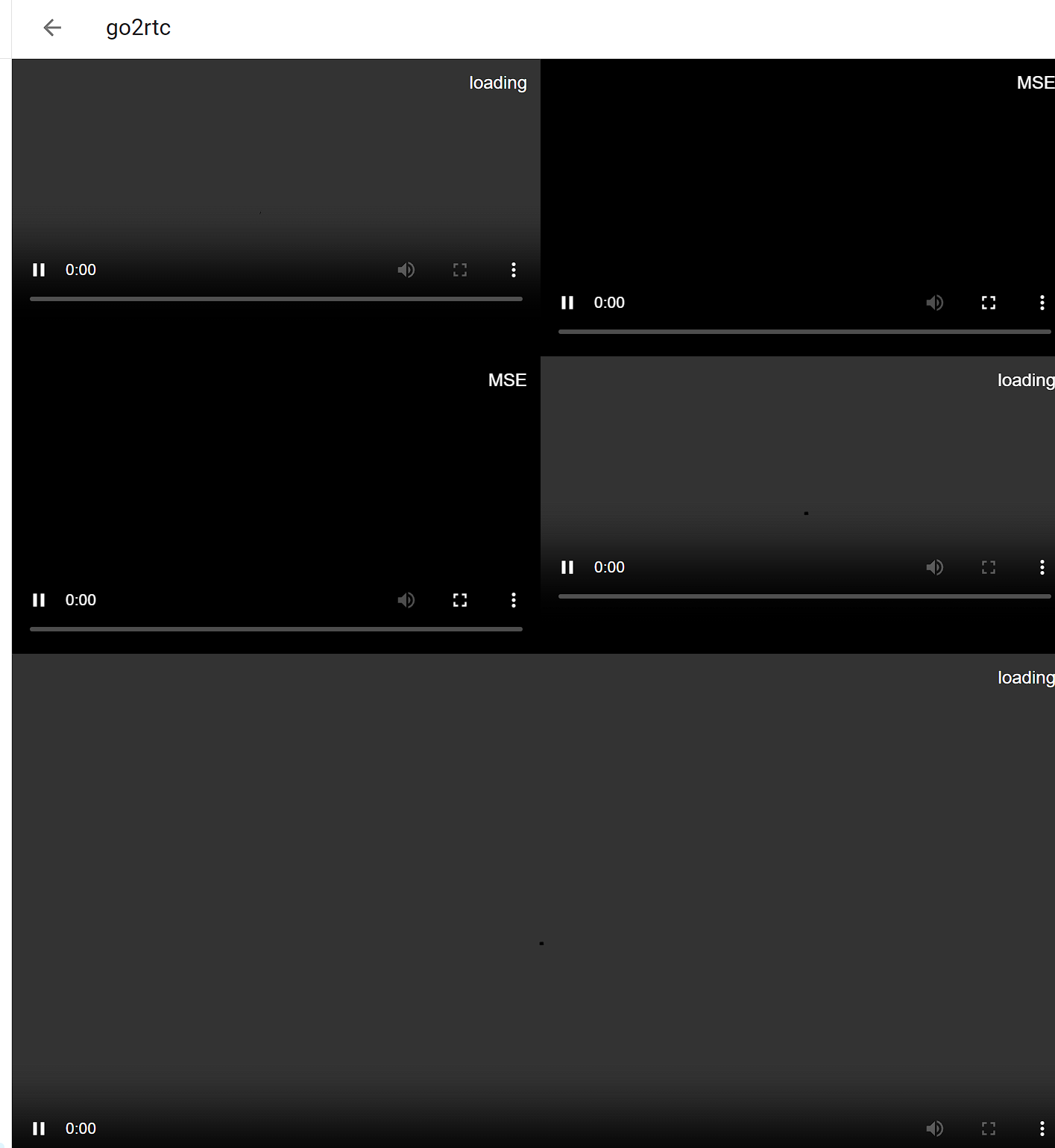 Extra stream / MSE error in go2rtc when using "Name" button to select all streams. · Issue #514 ...