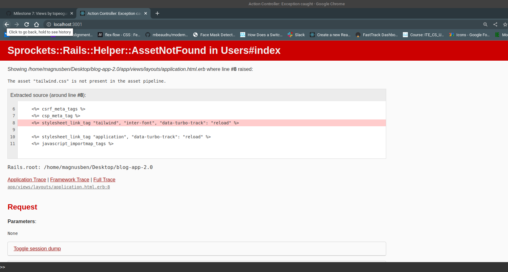 Milestone 7: Views by topeogunleye · Pull Request #6 · topeogunleye/blog-app-2.0 · GitHub