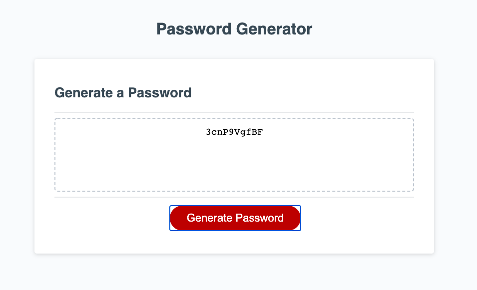 GitHub - cupcakesprinkle3/password-generator