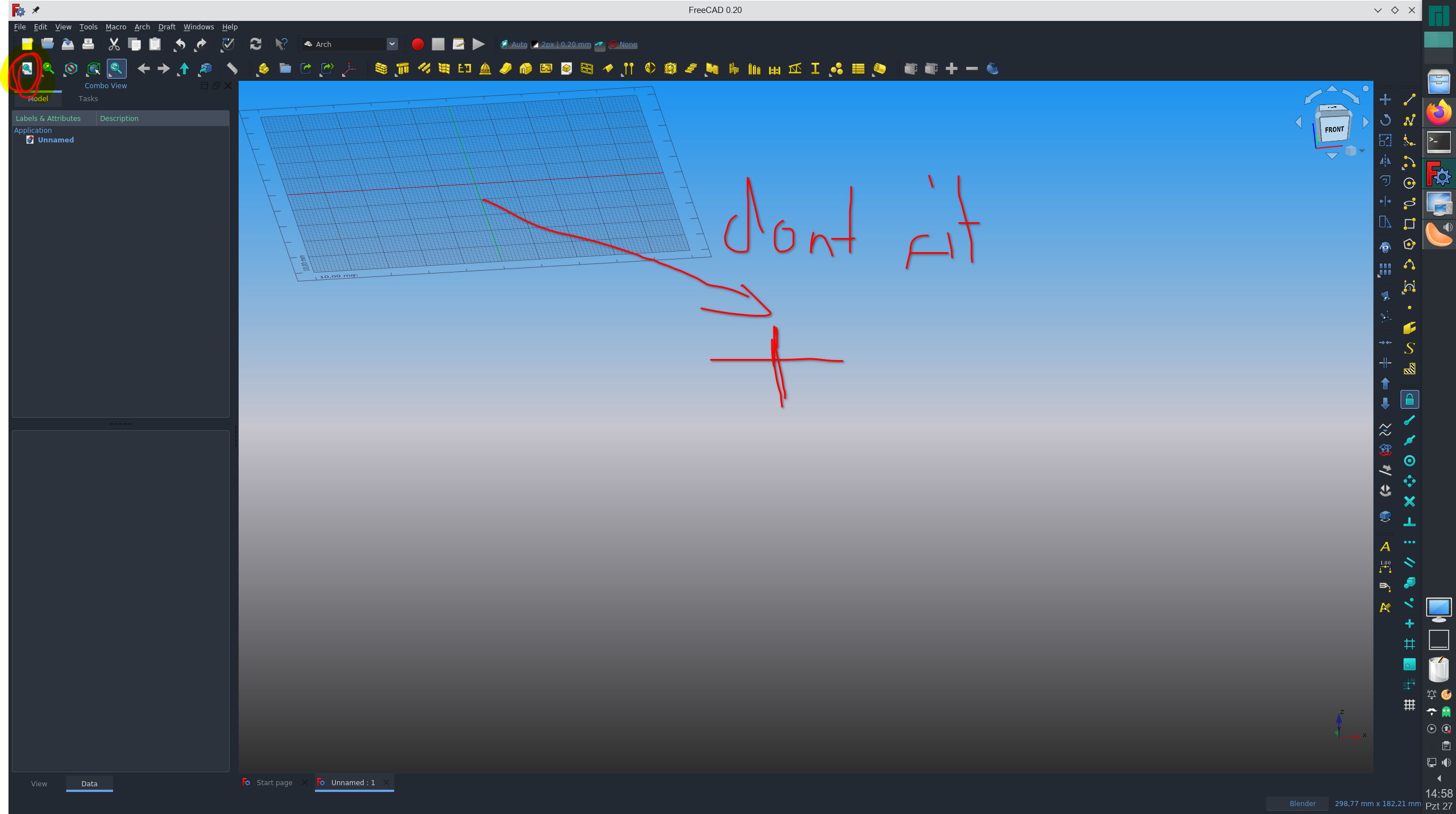 Blank Project Fit All problem · Issue #989 · realthunder/FreeCAD_assembly3 · GitHub