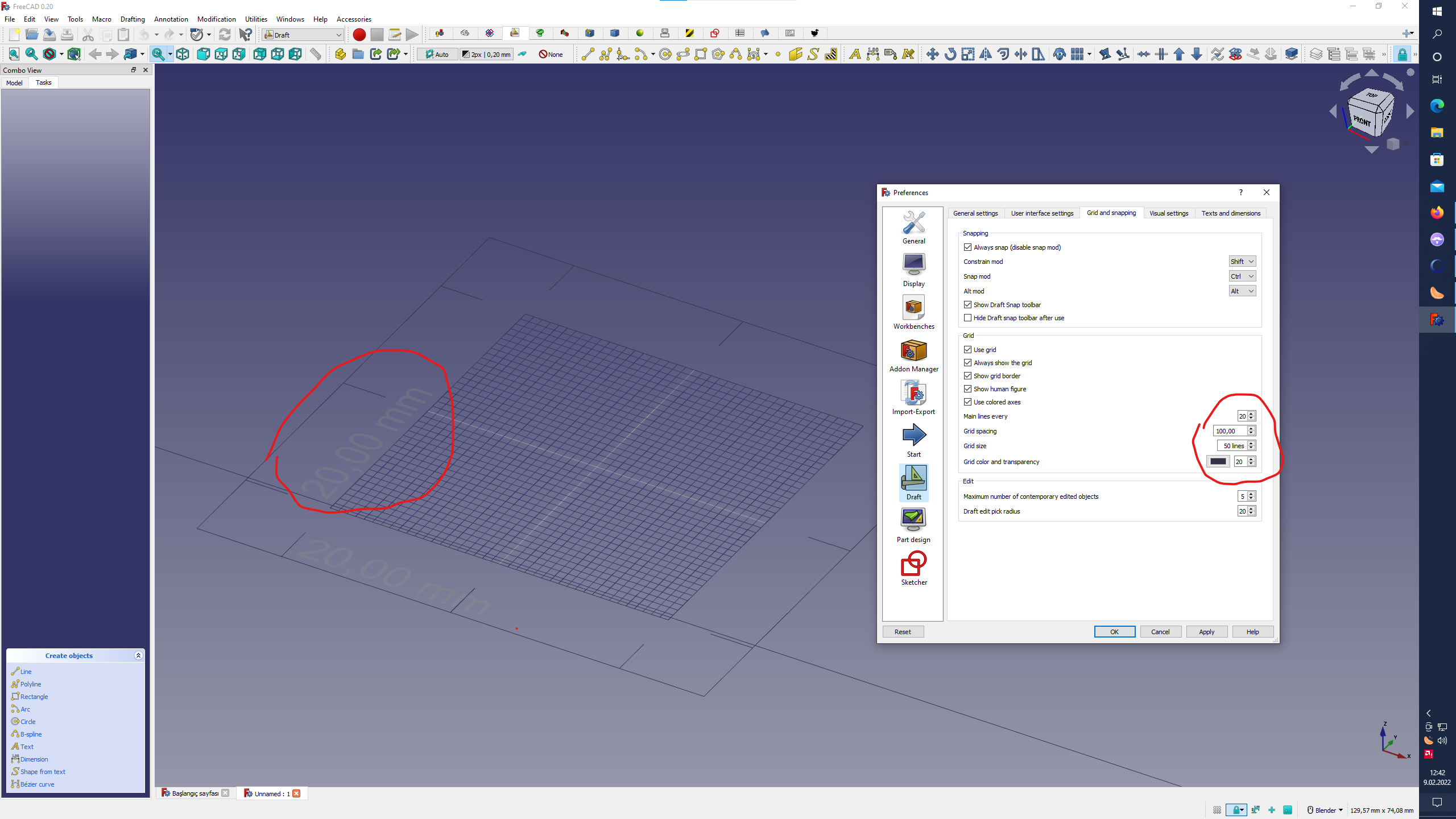 Draft Grid Size Not Adhereing To Draft Preferences Menu Issue 6329 