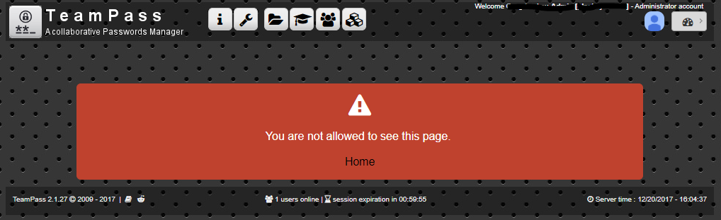 LDAP and DUO users with administrator role taken to items page then logged out · Issue #2064 ...
