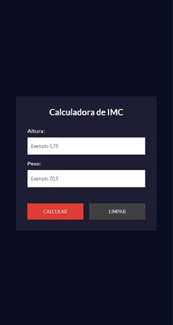 GitHub - GuiIhermeLandim/Calculadora-IMC: Uma Calculadora prática, e funcional.