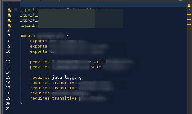 All imports in all module-info.java show as warning · Issue #3731 · apache/netbeans · GitHub