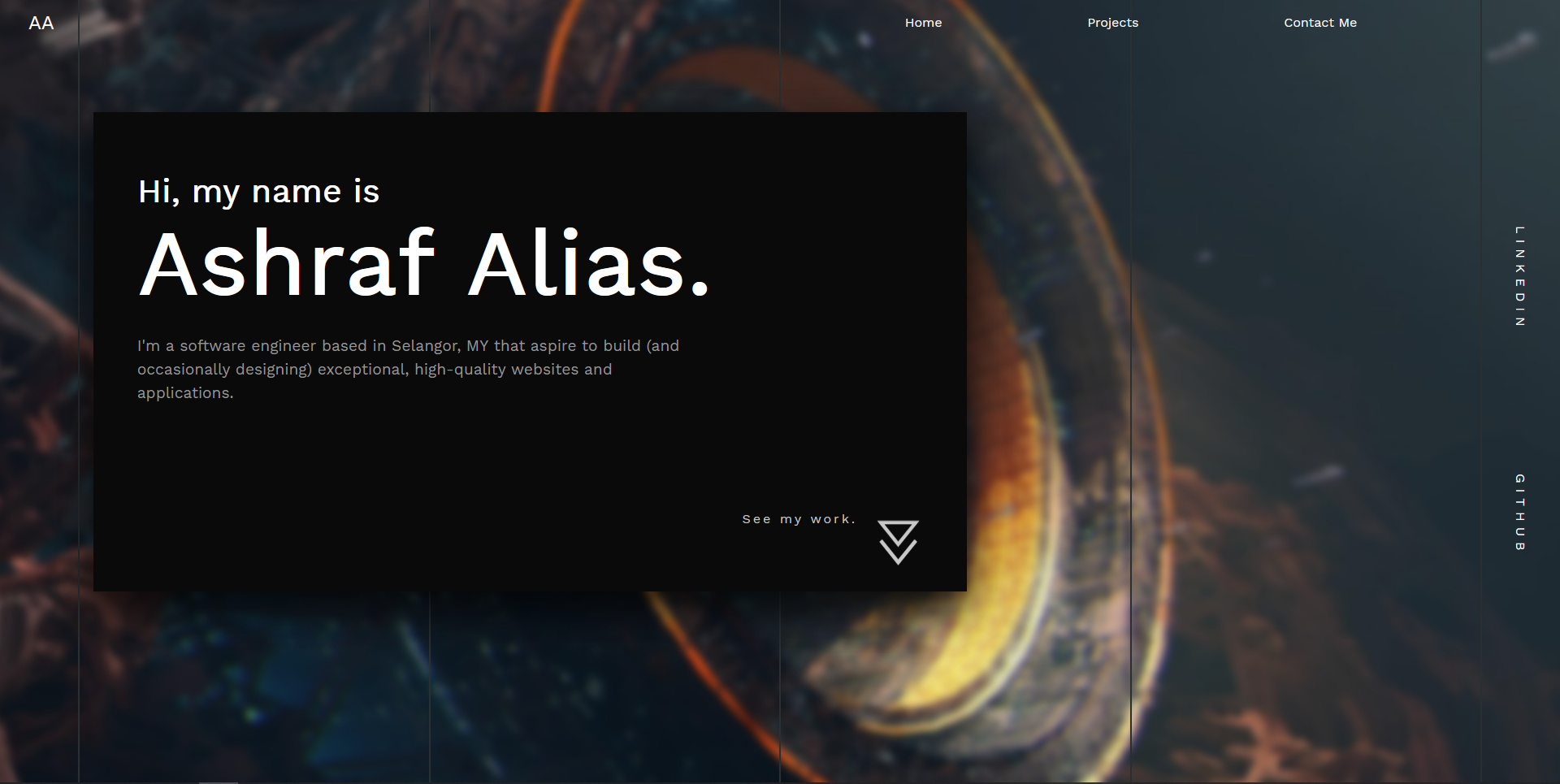 GitHub - AshrafAlias98/Personal-Portfolio-Website: Creating my first ...
