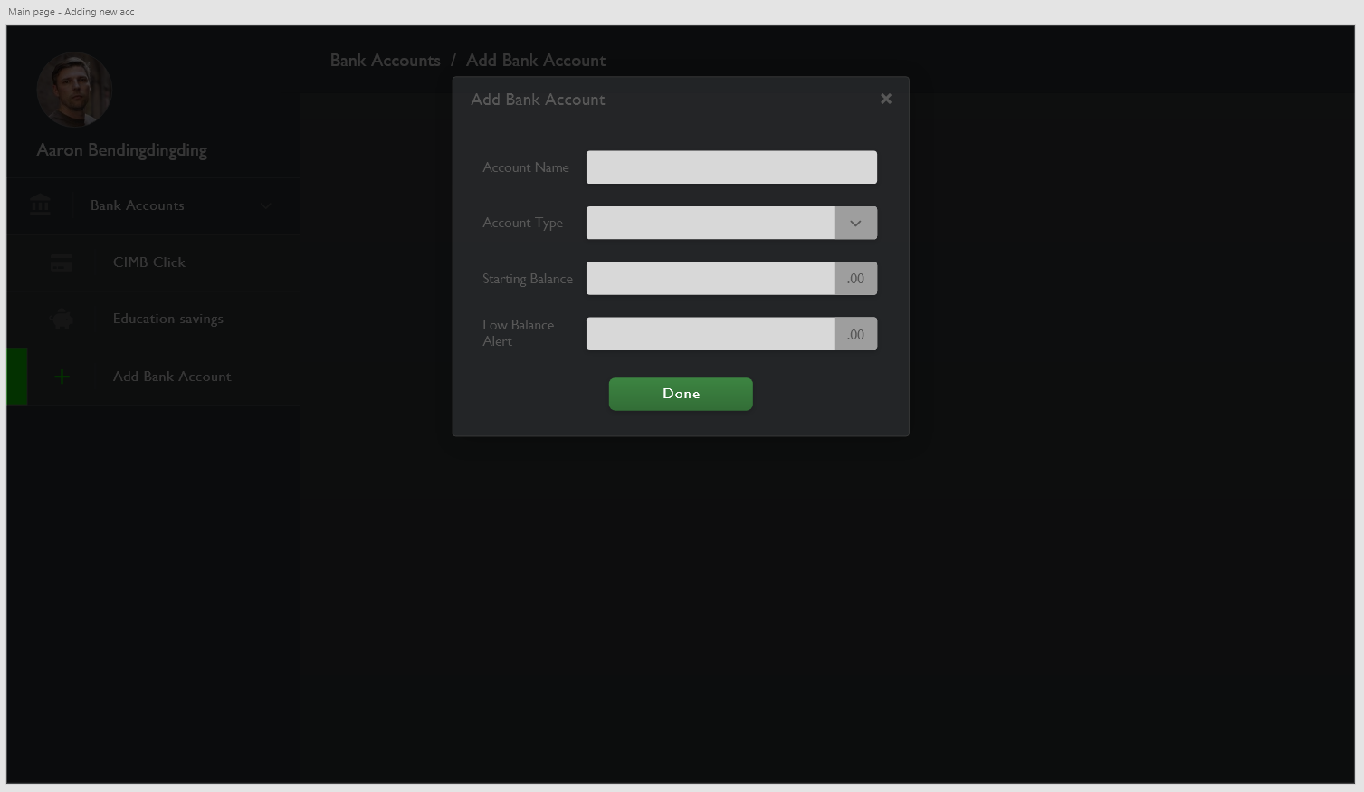 GitHub - AshrafAlias98/Financial-Tracker: A financial tracker app to ...