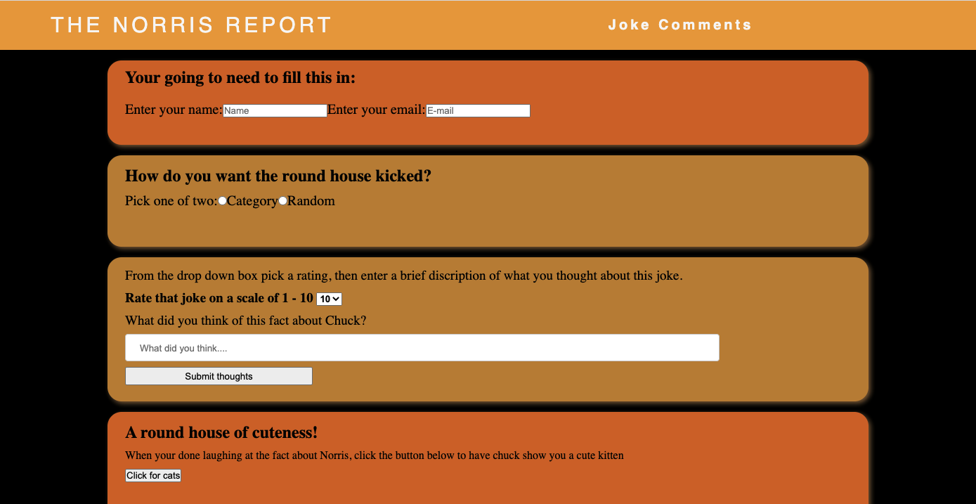 GitHub - tmeyer01/TheNorrisReport: This App uses a chuck norris API then you get to submit a ...