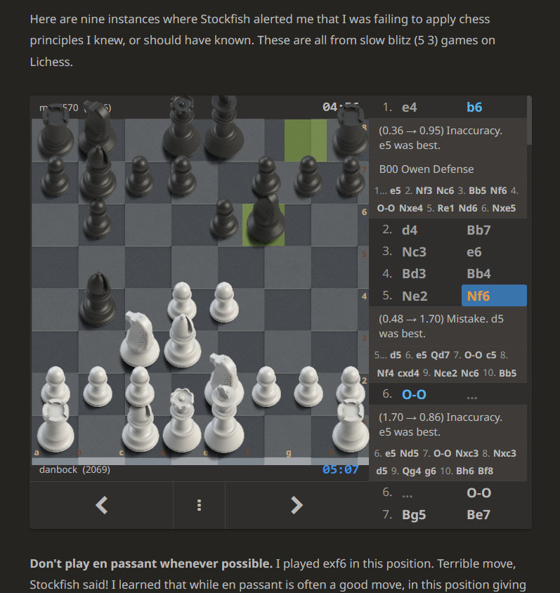 Viewer gliches when using the 3D board in a blog post · Issue #23 · lichess-org/pgn-viewer · GitHub