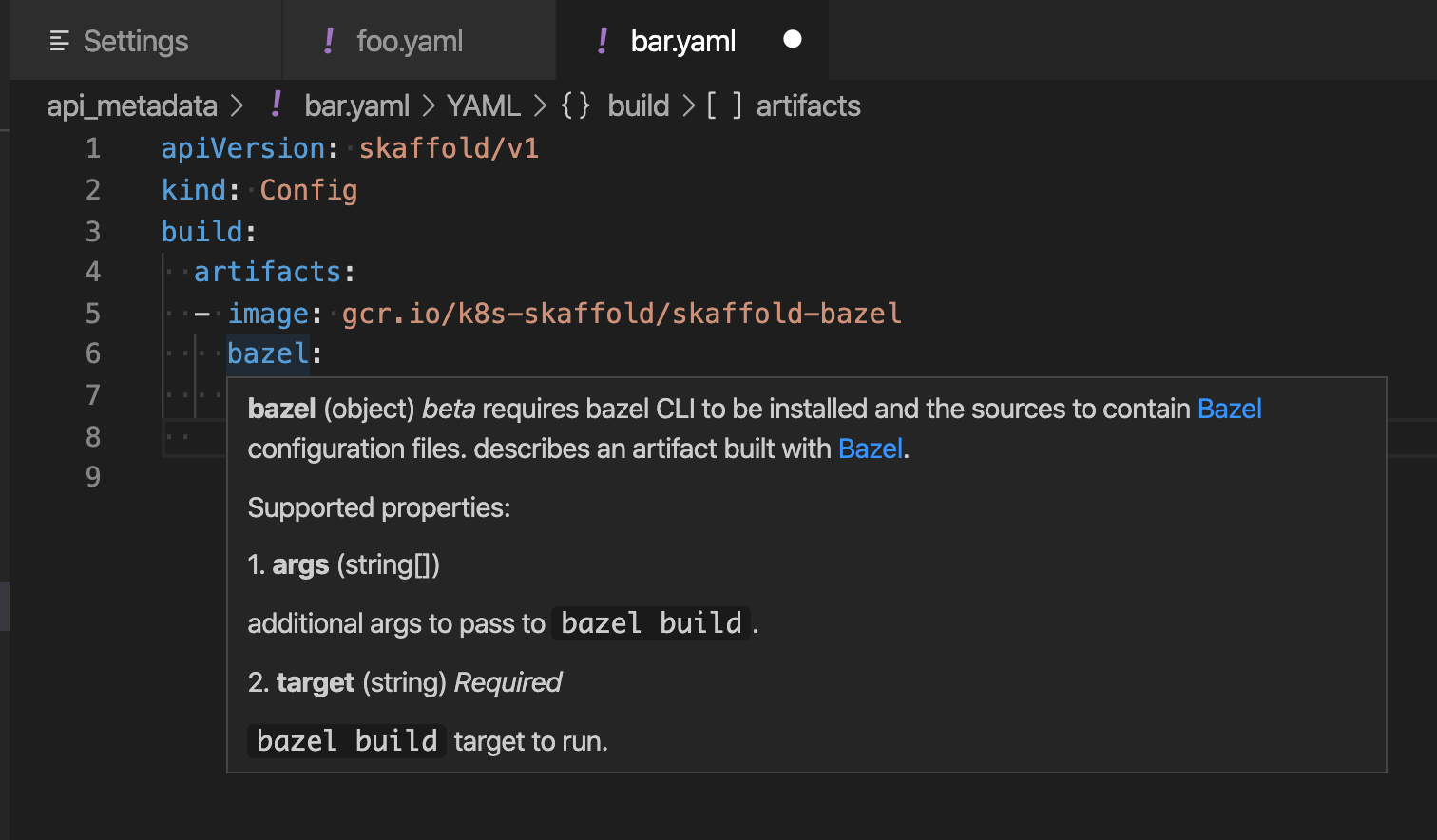 Yaml file matcher setting does not seem to work · Issue #285 · GoogleCloudPlatform/cloud-code ...