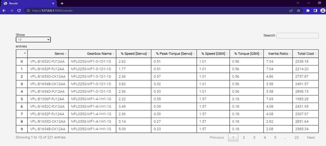 GitHub - sergiicodes/servo-sizing-app