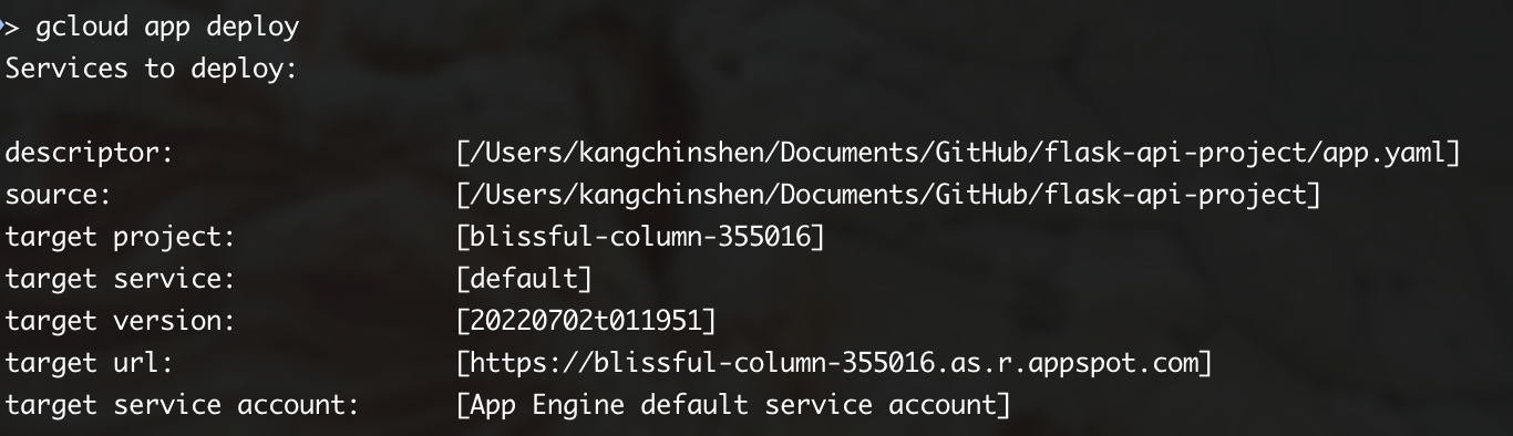 GitHub - cskang0121/google-cloud-flask-api-project: Python Flask Framework & Google Cloud ...
