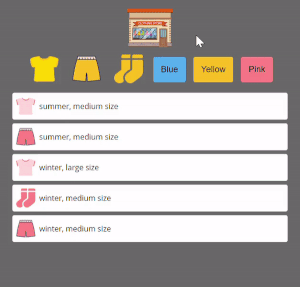 GitHub - hyunjileedev/filterable-shopping-list