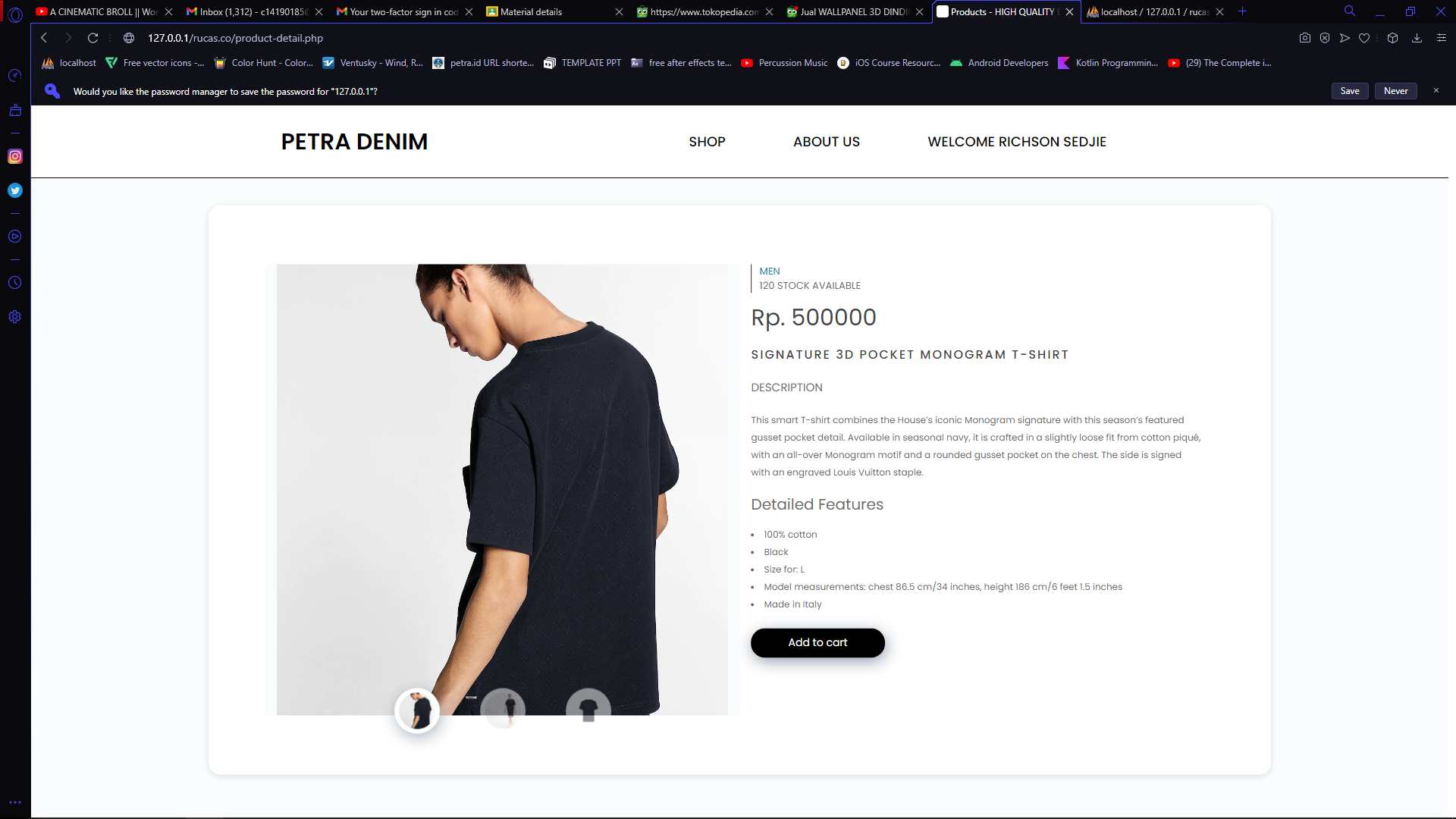 GitHub - RichardoJ/Petra-Denim: An online shop website where people can buy trendy jeans