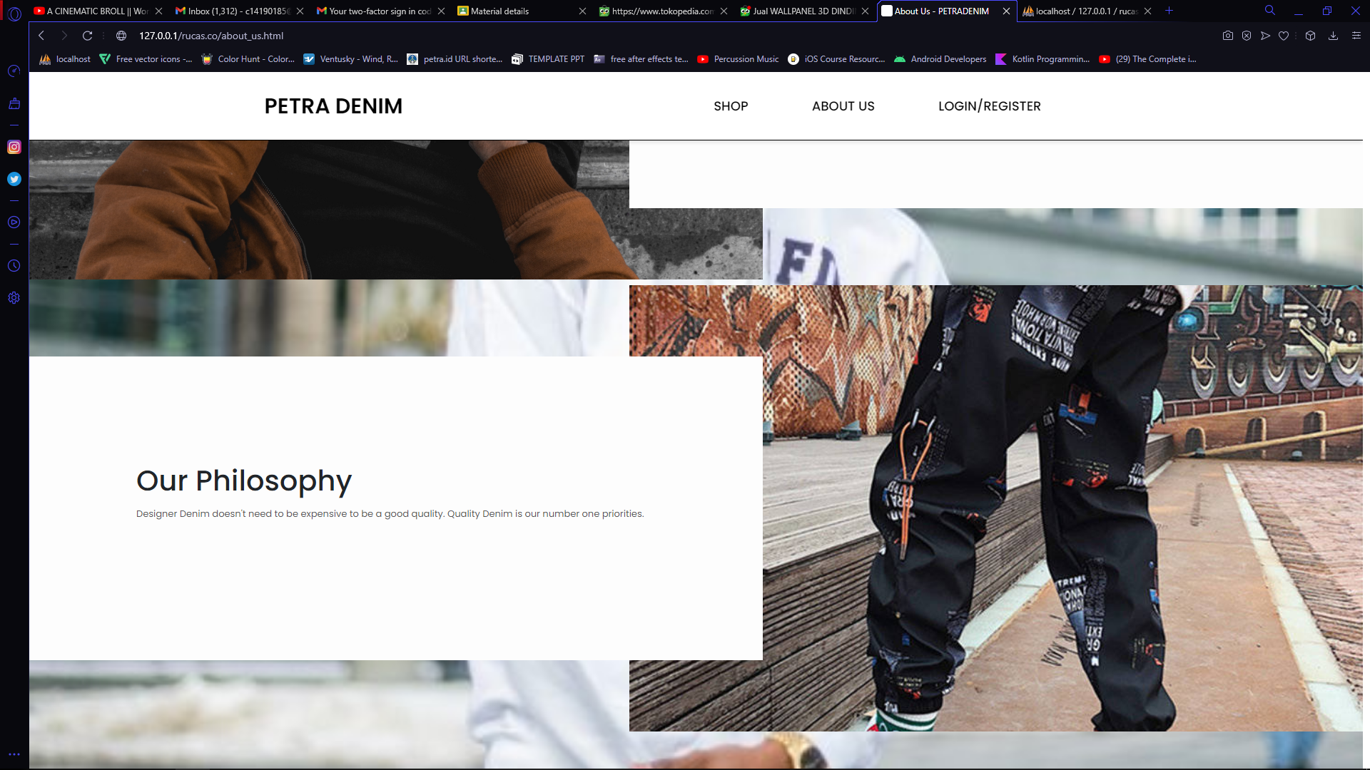 GitHub - RichardoJ/Petra-Denim: An online shop website where people can buy trendy jeans