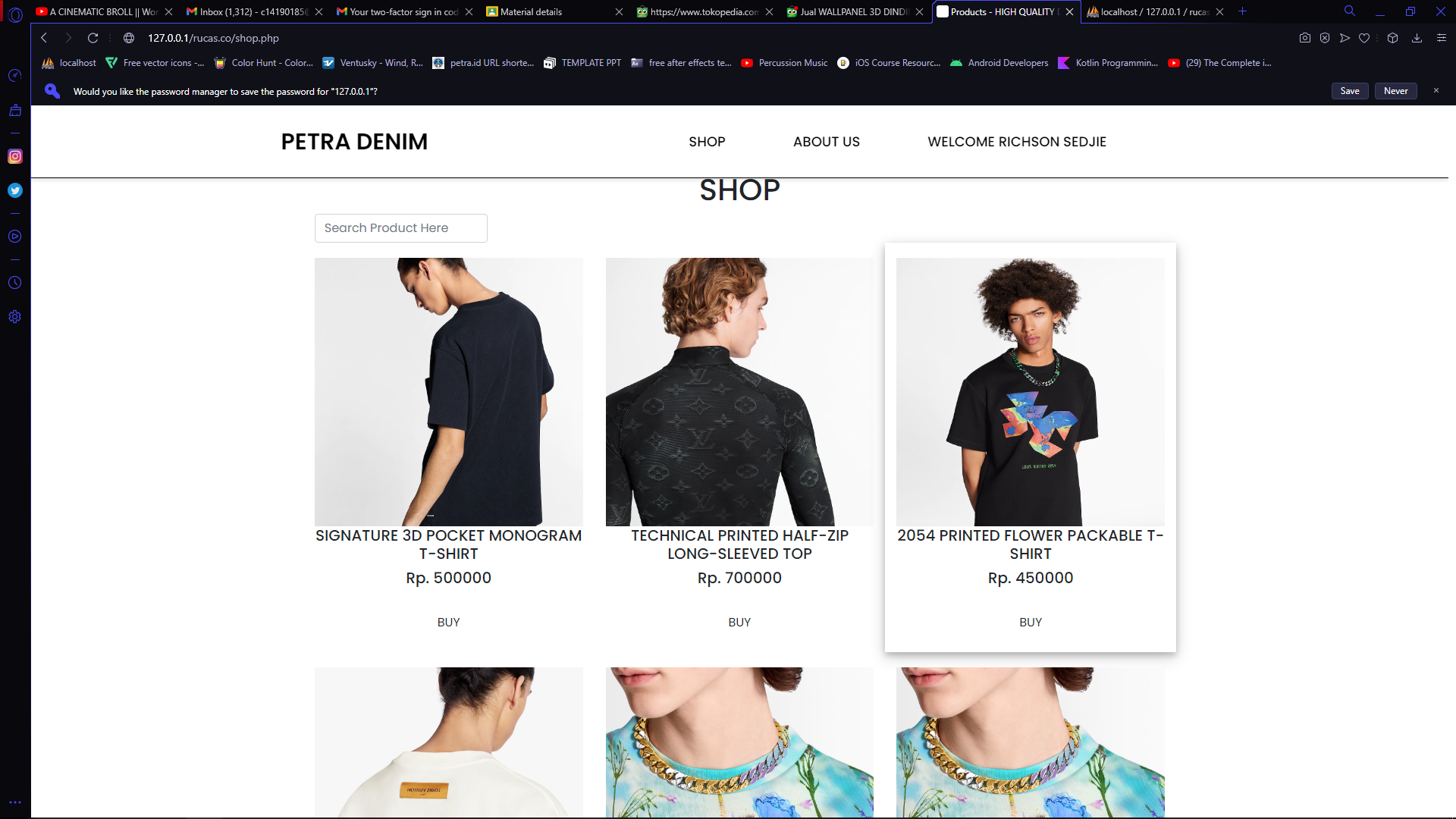 GitHub - RichardoJ/Petra-Denim: An online shop website where people can buy trendy jeans