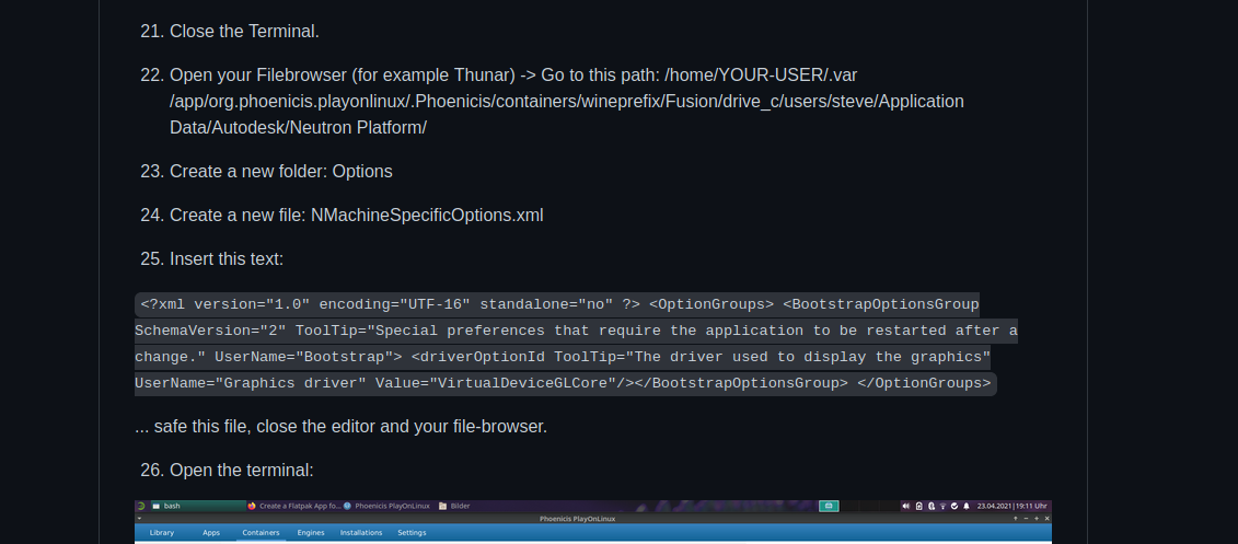 Create a Flatpak App for Fusion 360 *solved* · Issue #5 · cryinkfly/Autodesk-Fusion-360-for ...